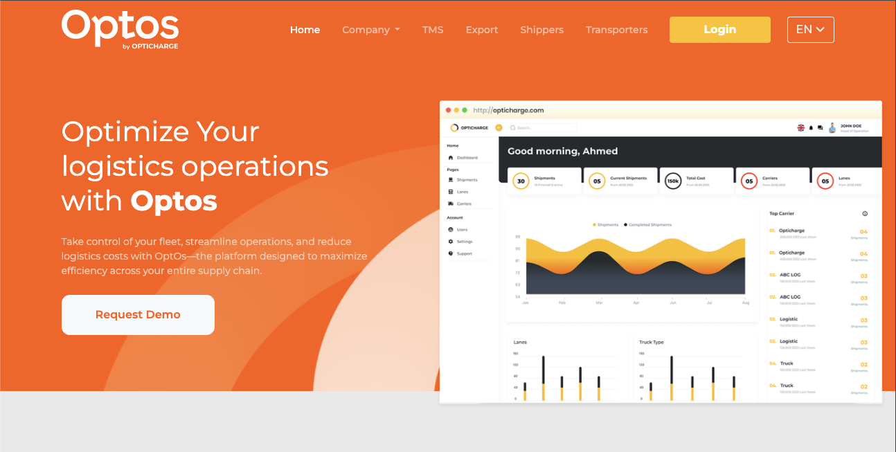 Optos - Optimize Your logistics operations.